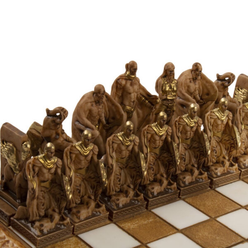 Chess Set, Spartans and Persians, 3D, Greek Mythology, (300), Leonidas ...