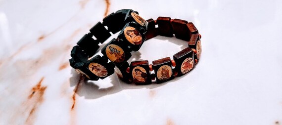 Holy Bracelet Religious Elastic Bracelet With Holy Icons in - Etsy