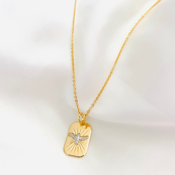 Dove Necklace - Etsy