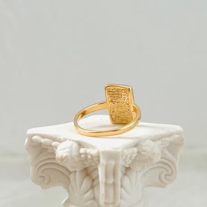 Gold Ace Ring, Ace Card Ring, Ace of Spades Ring, Gold Filled Ring ...