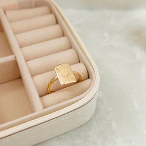 Gold Ace Ring, Ace Card Ring, Ace of Spades Ring, Gold Filled Ring ...