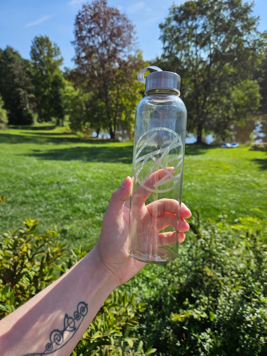 Stray Kids Logo Glass Water Bottle SKZ - Etsy