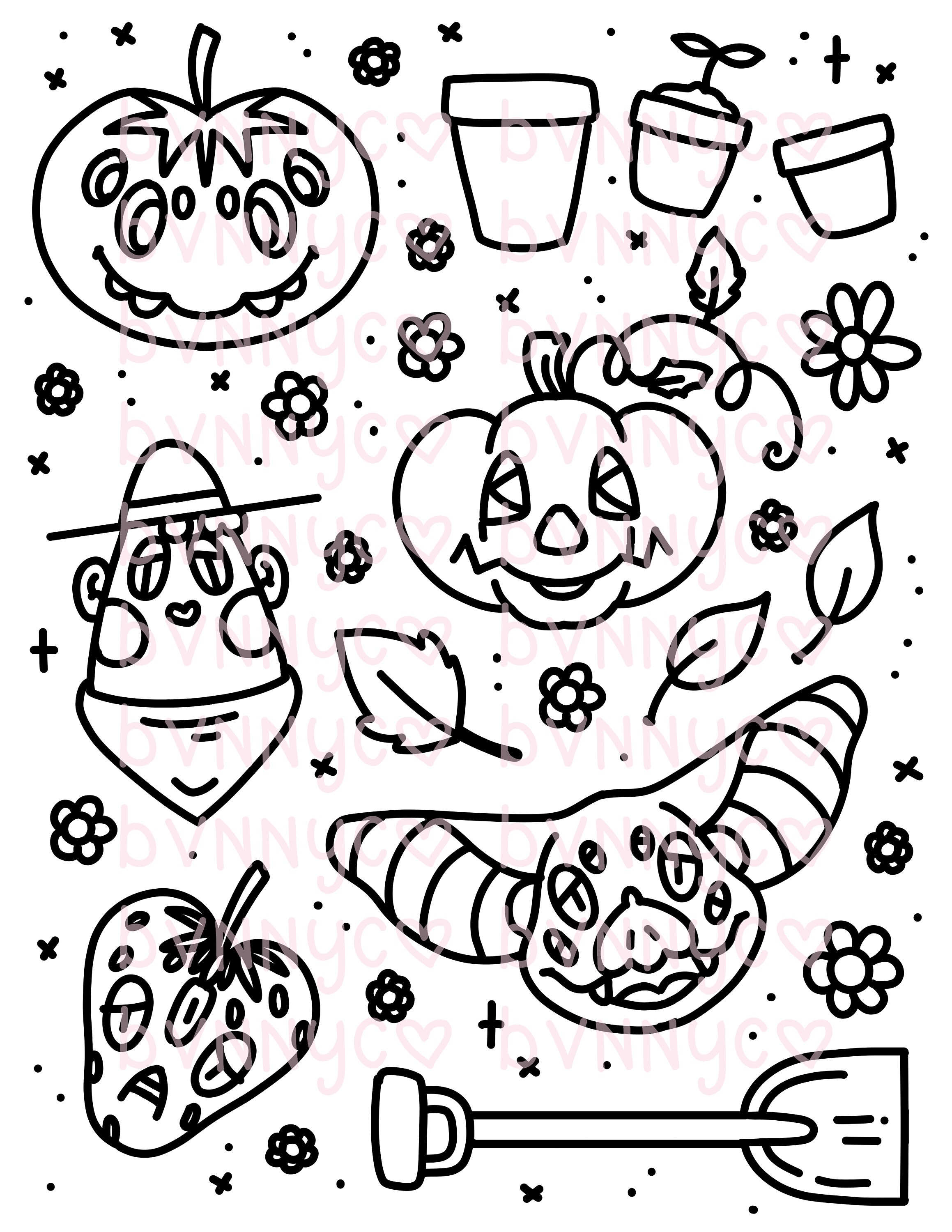 Assorted Coloring Pages - PRINTABLE - Etsy