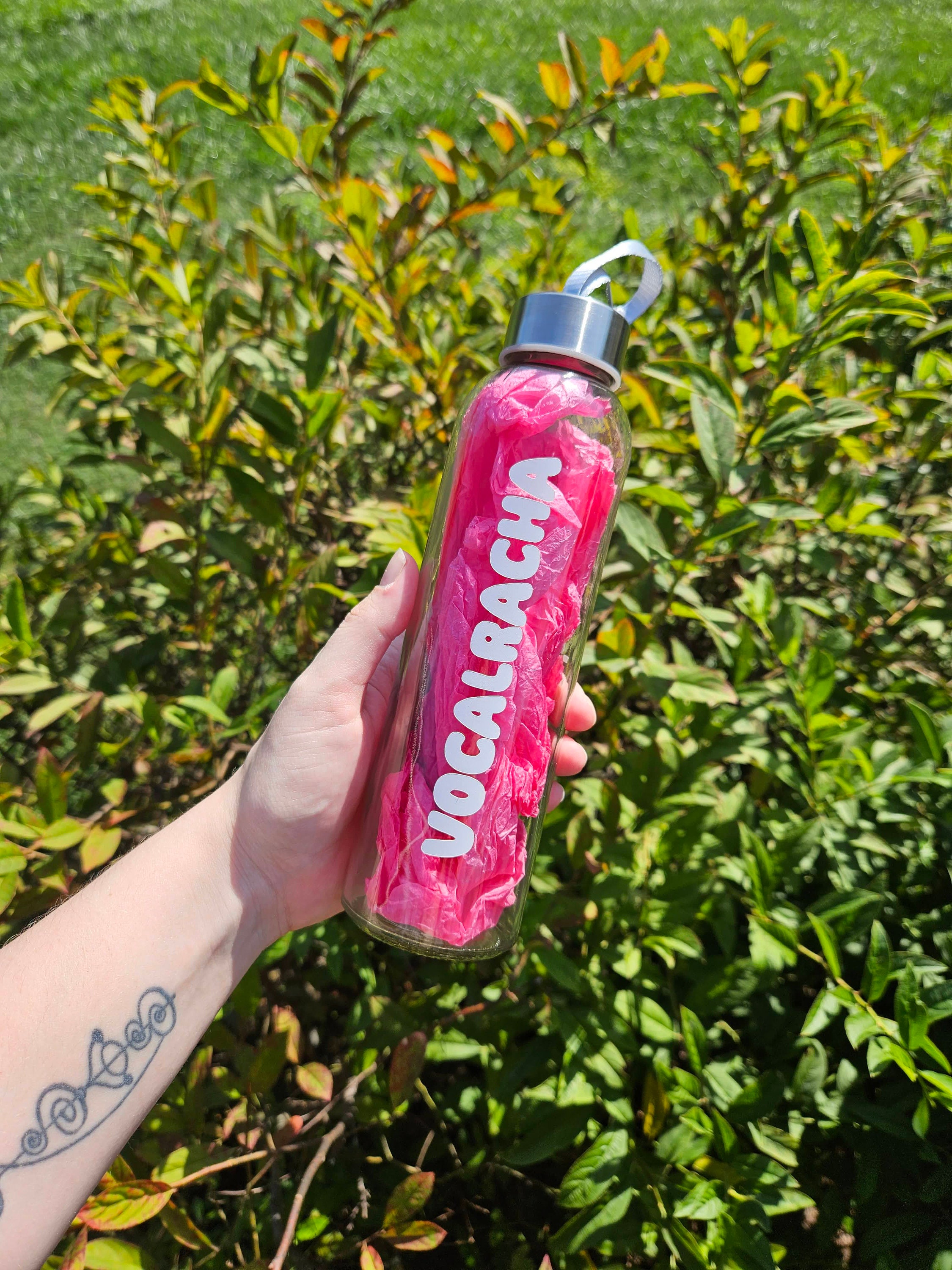 Vocalracha Doodle Glass Water Bottle SKZ - Etsy