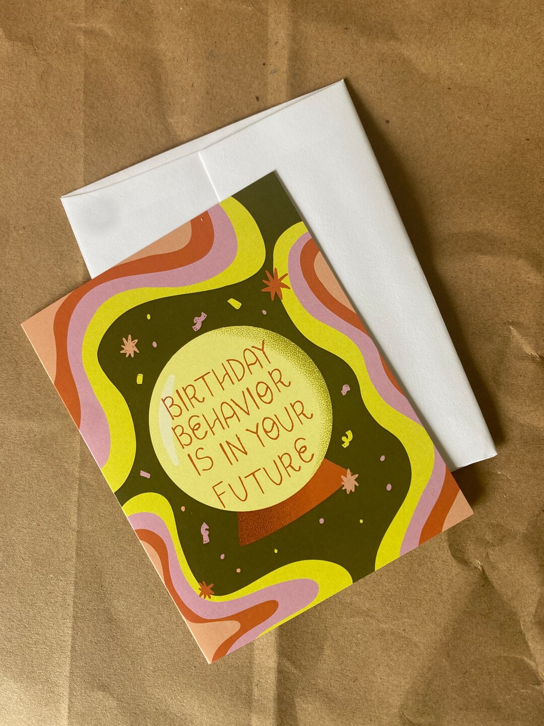Birthday Behavior Greeting Card - Etsy