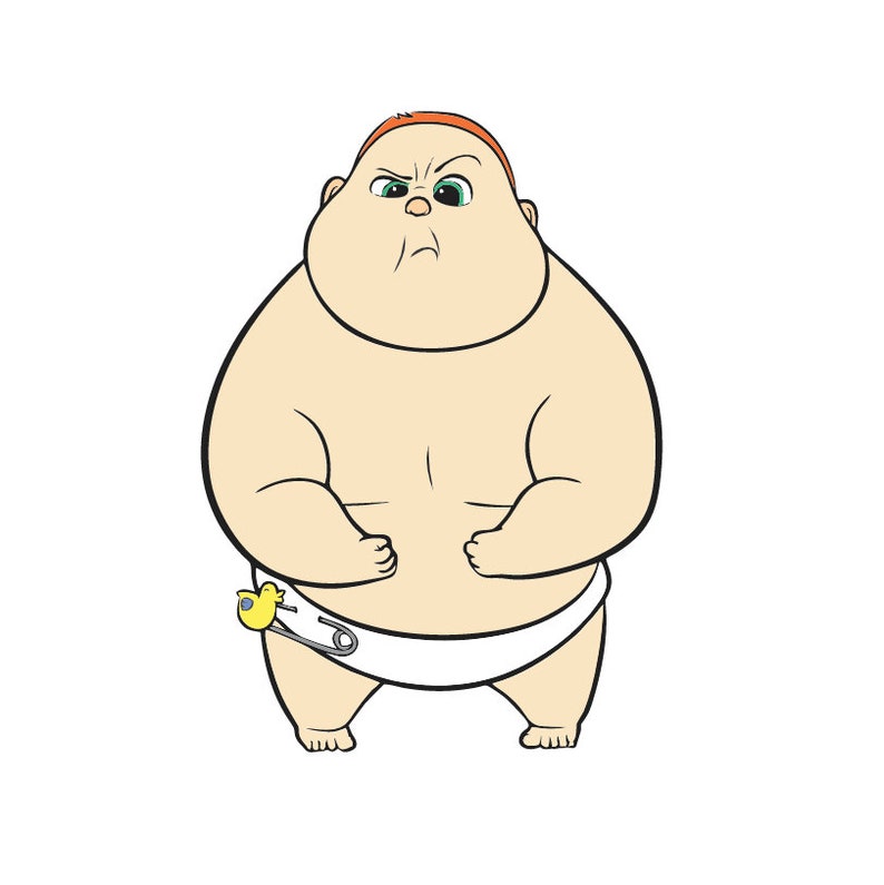 SVG file Full Color Jimbo Boss Baby Dreamworks Kids Clipart | Etsy