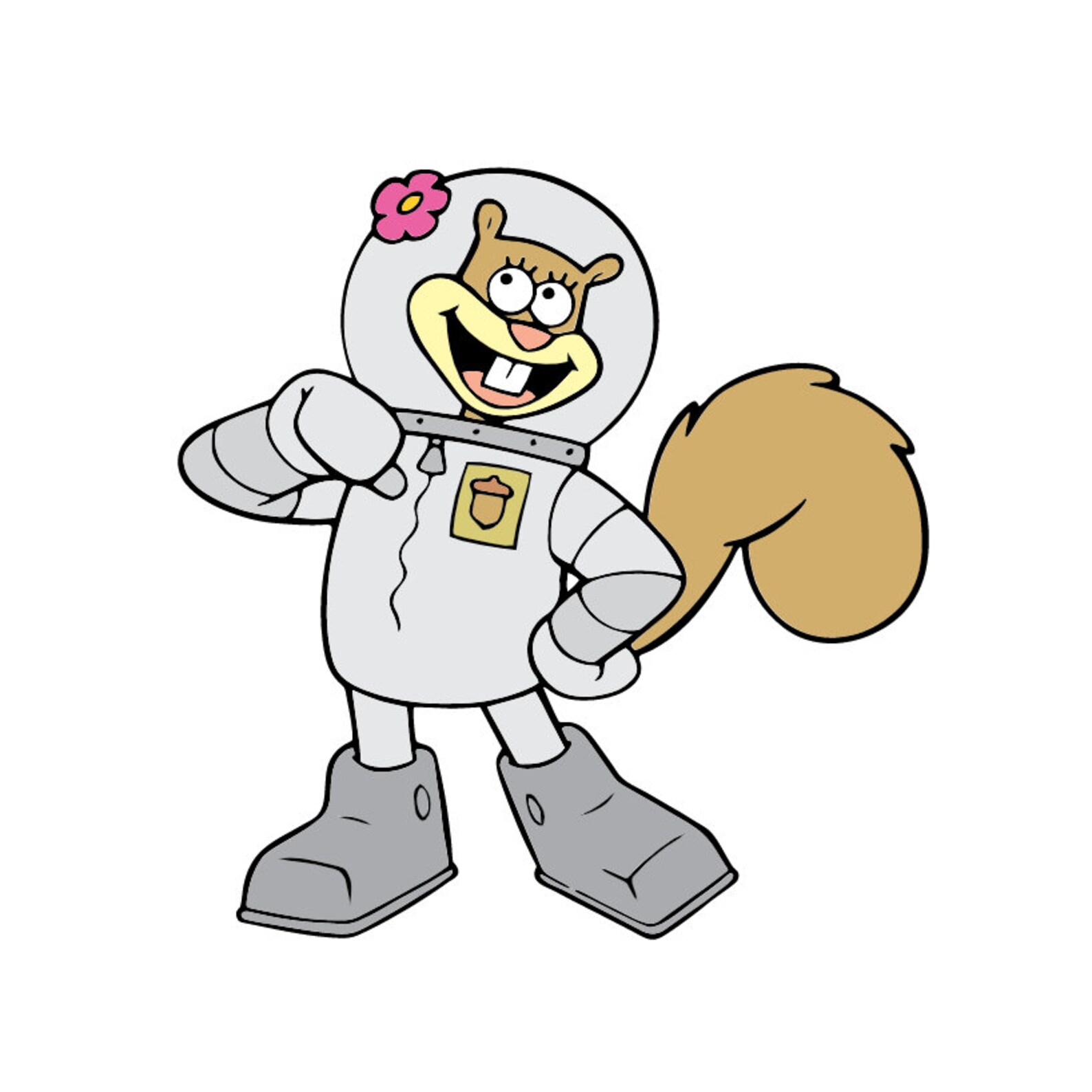 SVG file Full Color Sandy SpongeBob SquarePants Nickelodeon | Etsy