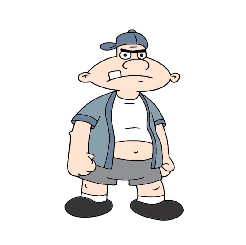 SVG File Full Color Harold Bully Hey Arnold Nickelodeon Kids | Etsy