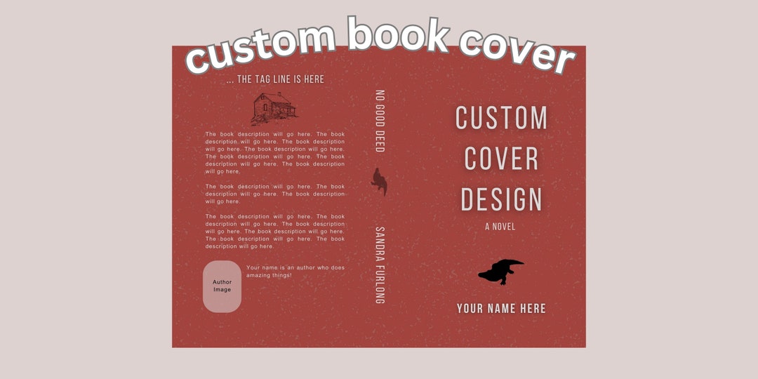 Custom Book Cover Design Paperback Any Size - Etsy