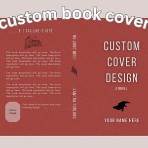 Custom Book Cover Design Paperback Any Size - Etsy