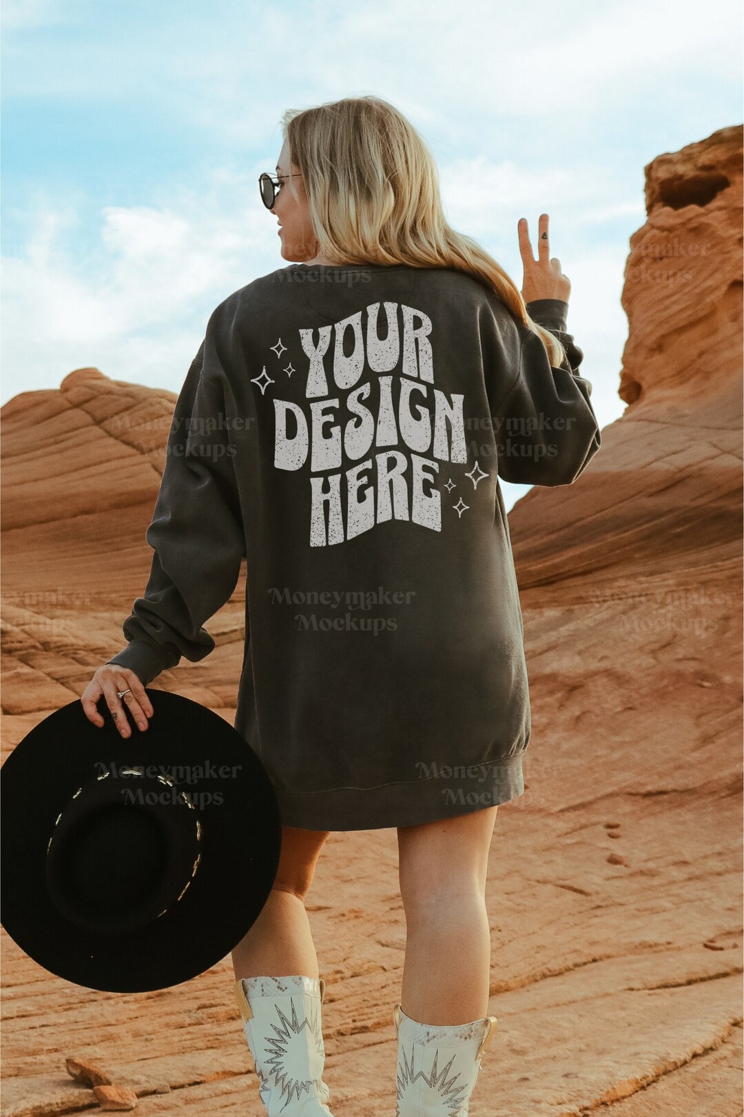 Western Mockup | Cowgirl Mock-up | Comfort Colors 1566 Mockup | Comfort ...