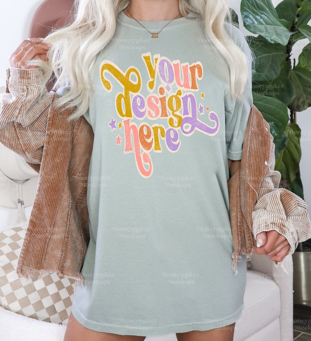 Comfort Colors Mockup | Sandstone Comfort Colors C1717 Mockup | Shirt ...