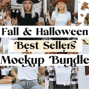 Fall and Halloween Best Seller Mockup Bundle | Mockup Bundle | Fall ...