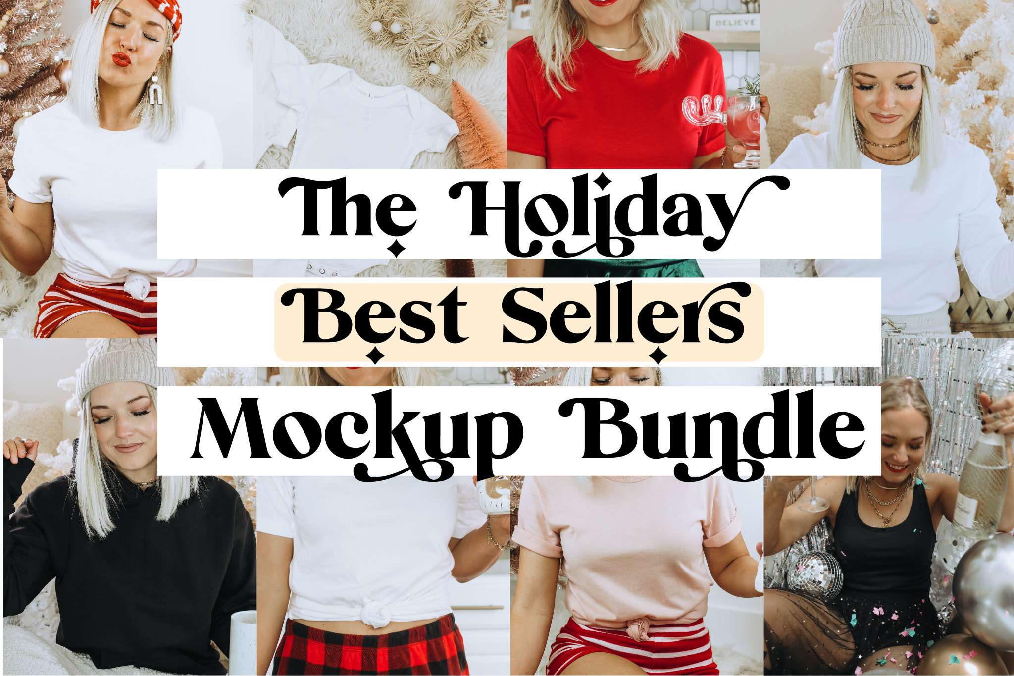 Christmas and Holiday Best Seller Mockup Bundle Mockup - Etsy
