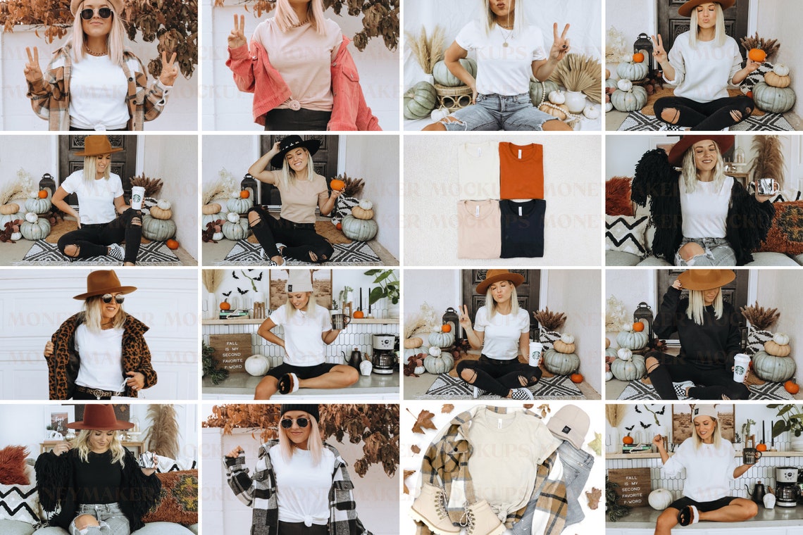 Fall and Halloween Best Seller Mockup Bundle Mockup Bundle - Etsy