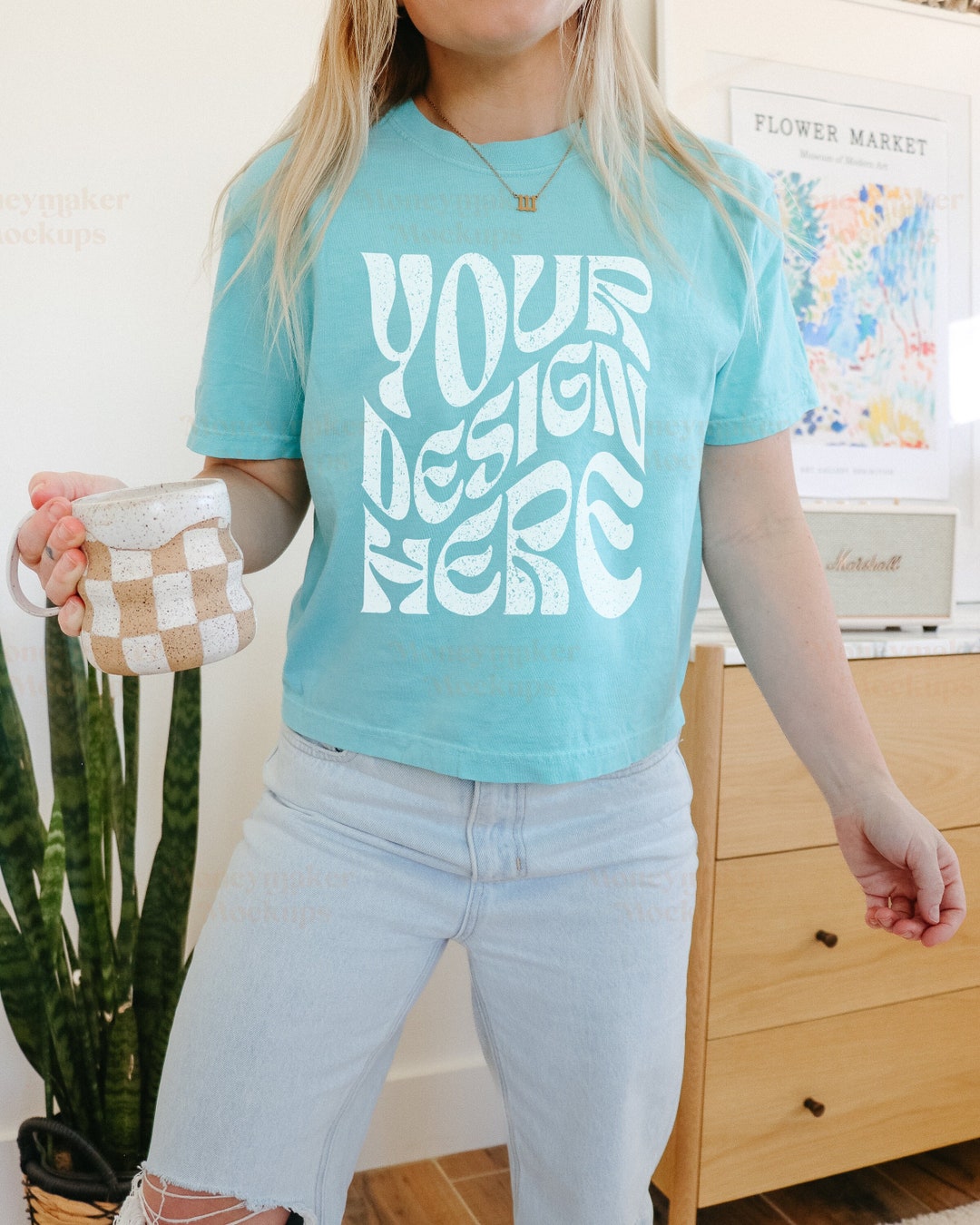 Trendy Mockup | Comfort Colors 3023 Mockup | Chalky Mint Comfort Colors ...