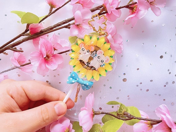 Hamtaro Keychain Hamtaro Charm Hamtaro & Bijou Hamtaro - Etsy