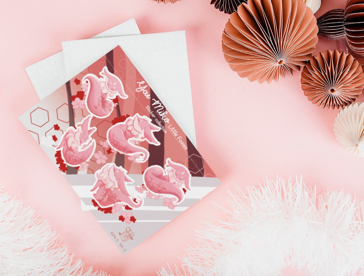 Genshin Impact Yae Miko Stickers, Genshin Impact Stickers, Genshin ...