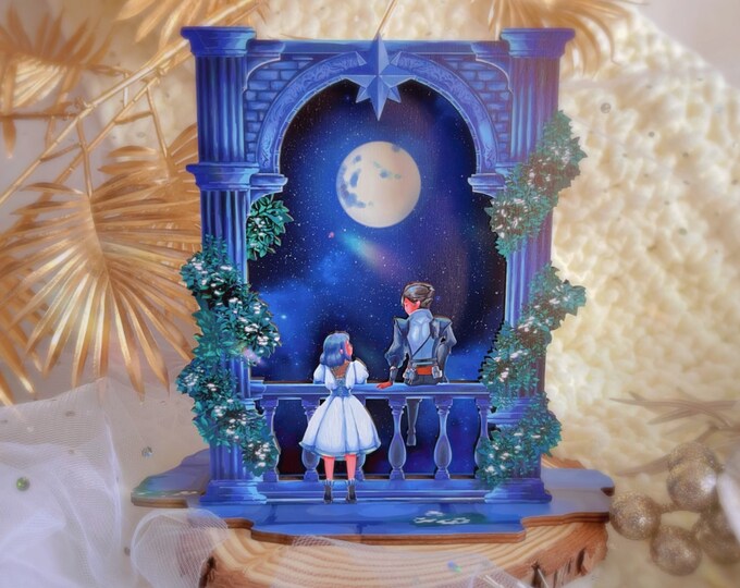 FINAL FANTASY XVI Wood Standee, Young Clive Rosfield and Jill Warrick ...