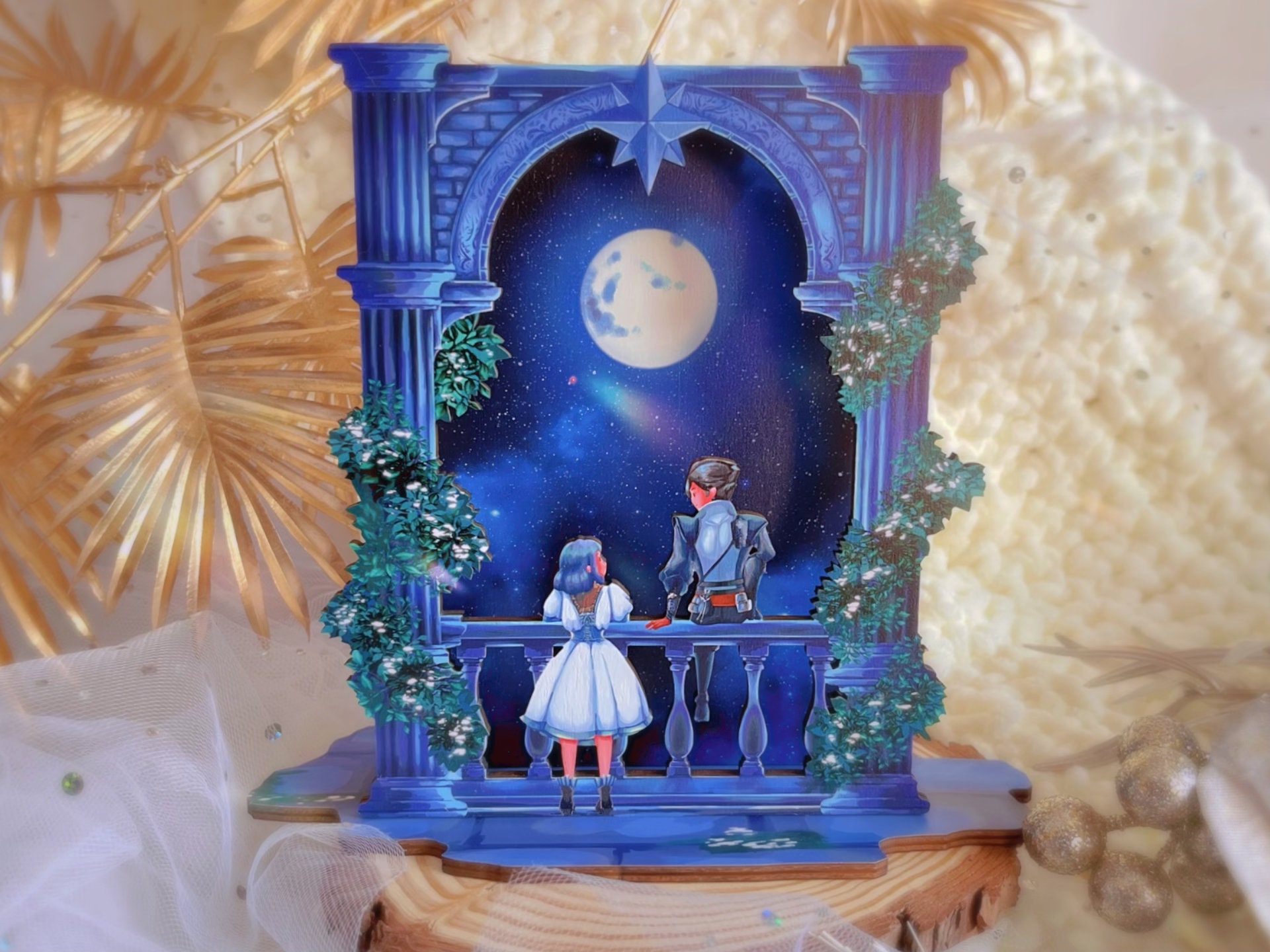 FINAL FANTASY XVI Wood Standee, Young Clive Rosfield and Jill Warrick ...