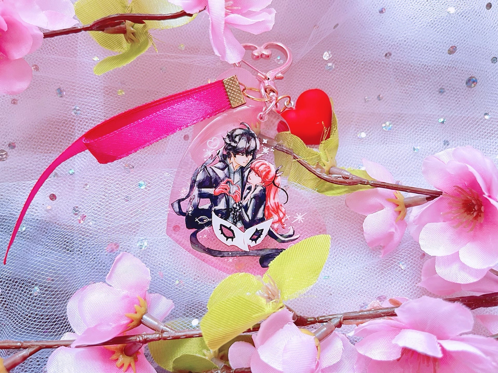 PERSONA 5 ROYAL Keychain, Persona 5 Charm, Persona 5 Love, Persona 5 ...