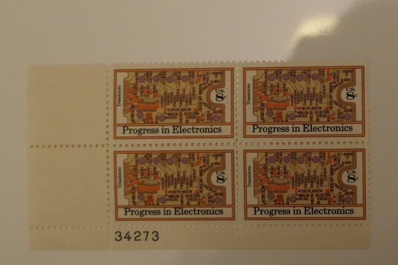 1973 8c Progress in Electronics Transistors - Unused Vintage Postage ...