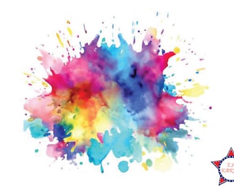 Paint Splatter SVG, Splatter Bundle, Paint Splats SVG, Paint Svg ...