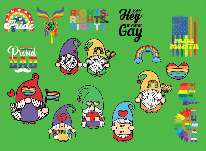 248 LGBTQ SVG Bundle, LGBT Svg, Pride Svg, Gay Pride Svg, Lgbt Quotes ...