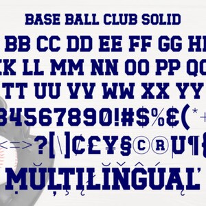 BASEBALL FONT SVG, Baseball Alphabet, Baseball Letters and Numbers Svg ...
