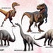 Dinosaurs Watercolor Clipart Bundle Fantasy Magical T-rex Dinosaurs ...