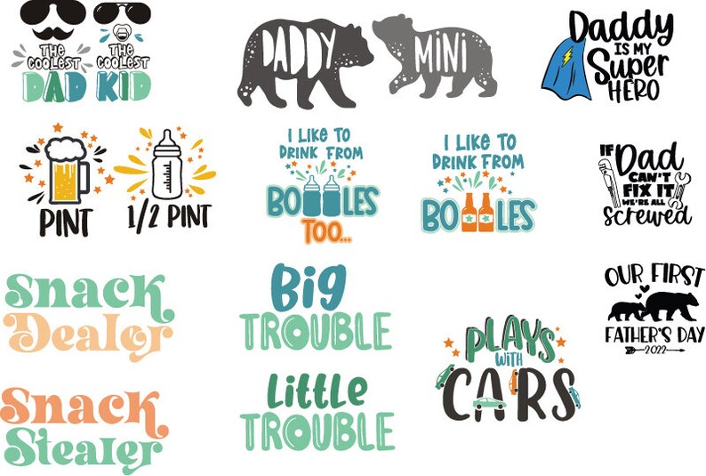 FATHER SVG DAD Svg Father and Son Svg Png Eps Ai Dad - Etsy