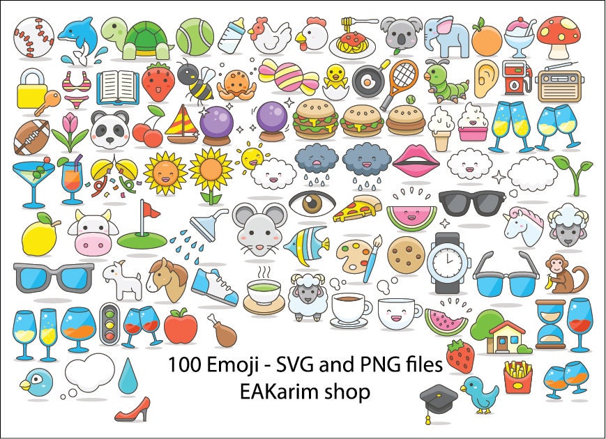 100 Emoji Sample
