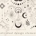 Divine Logo Elements, Mystic, Esoteric Elements, SVG and PNG Files ...
