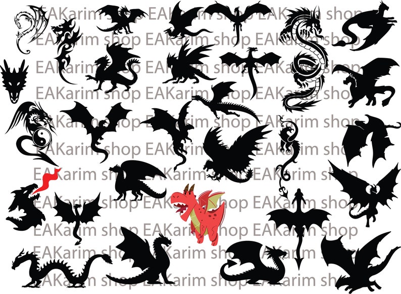 157 DRAGON SVG Bundle, Dragon Cut File, Dragon Svg, Dragons Head ...