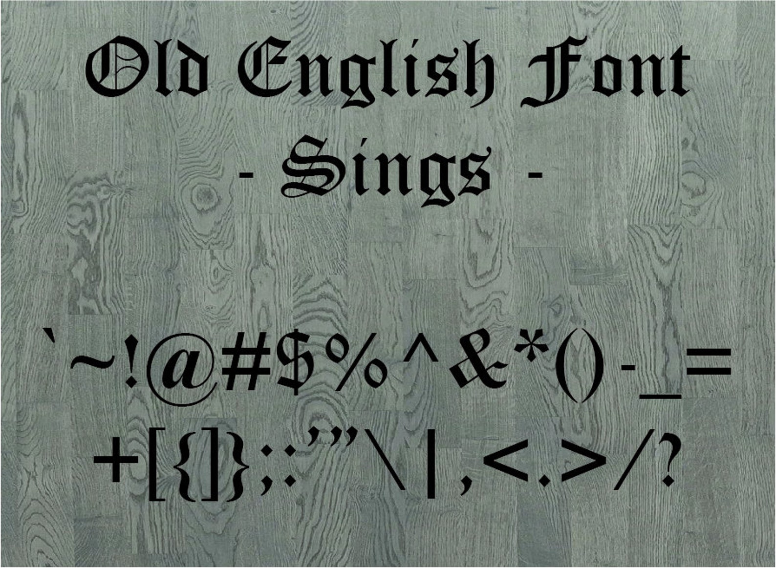 OLD ENGLISH FONT Svg, Png, Old English Alphabet Clipart, Alphabet for ...