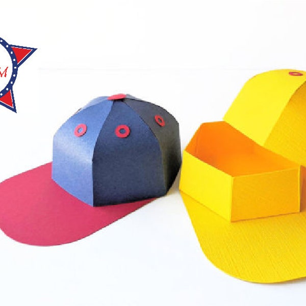 Hat Box Template - Etsy