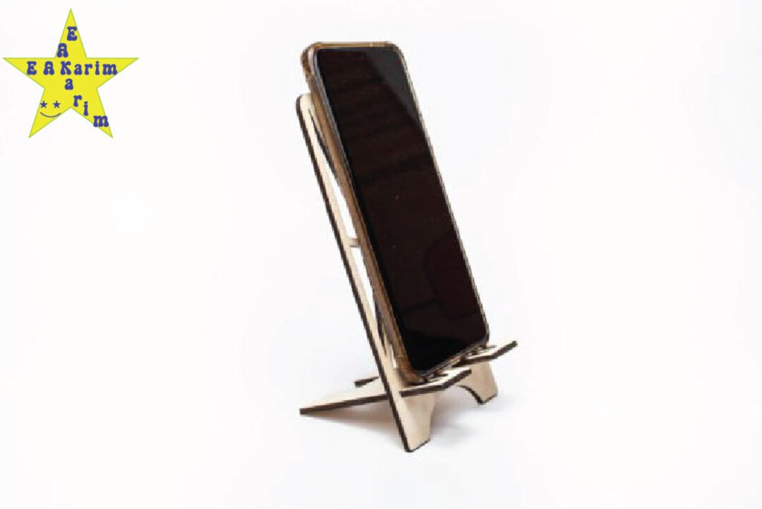Geometric Phone Stand Laser Cut SVG | Cell Phone Stand SVG Bundle ...