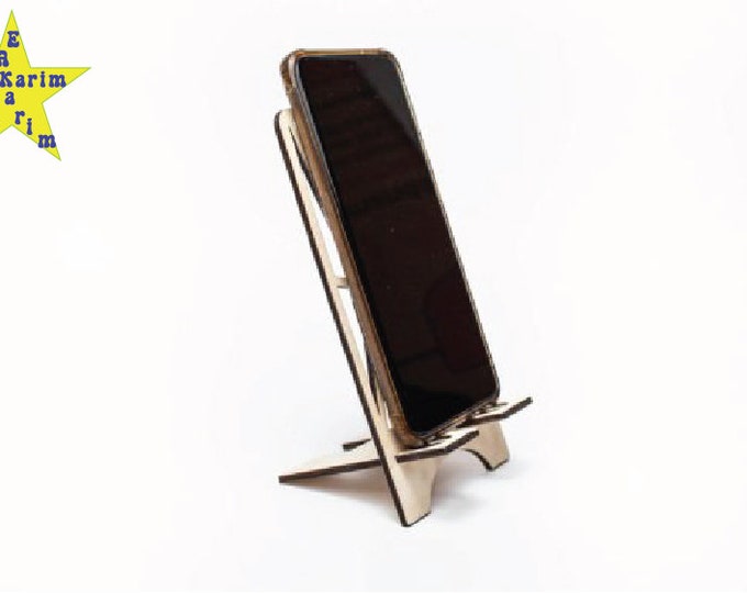 Laser Cut Plywood Phone Stand SVG File (digital Download) - Etsy Canada