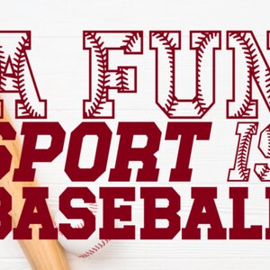 BASEBALL FONT SVG, Baseball Alphabet, Baseball Letters and Numbers Svg ...