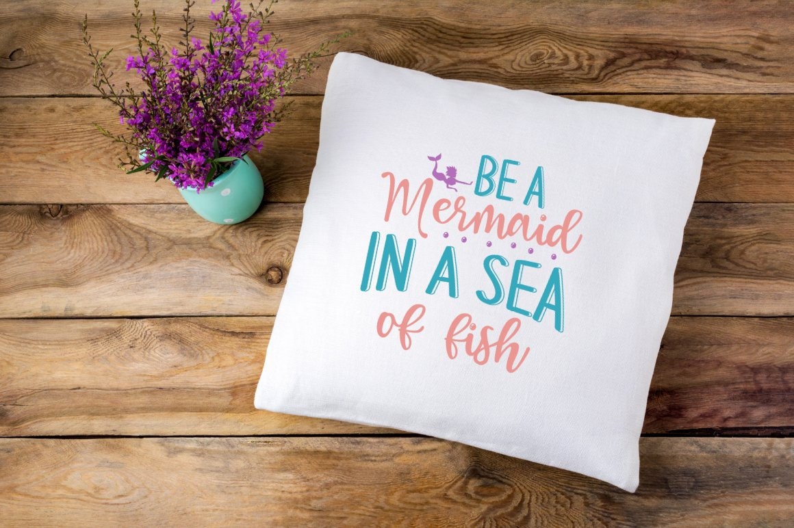 Mermaid Sayings SVG | Mermaid Quotes Design Bundle | Mermaid Design Set ...