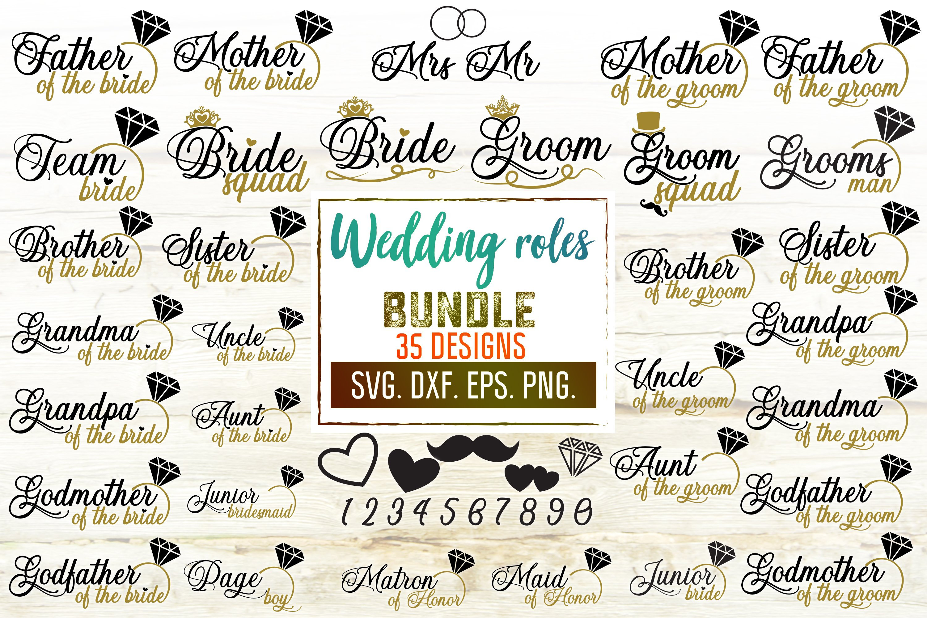 WEDDING Sign SVG Bundle Wedding Svg Files Welcome to Our - Etsy