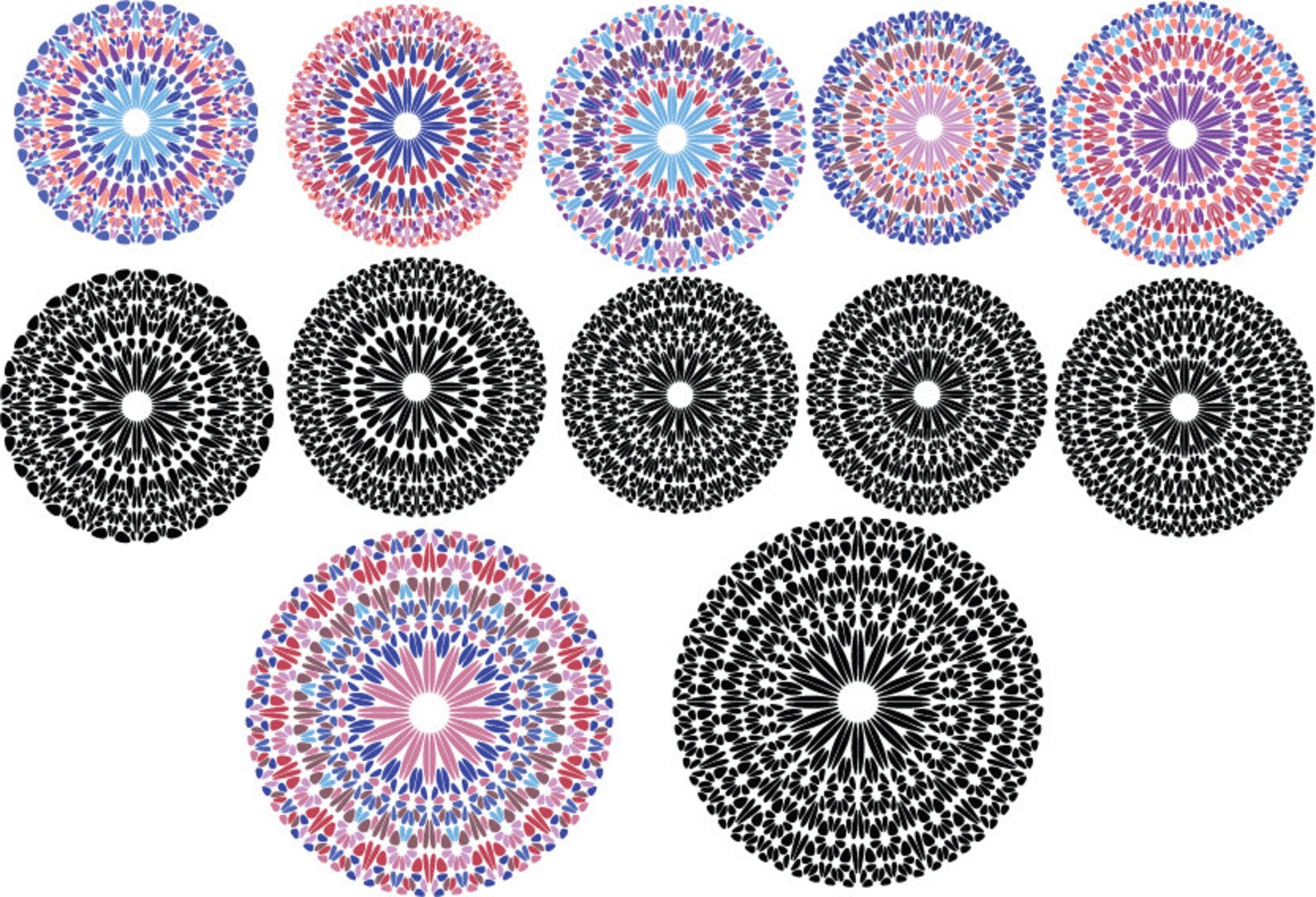 FLORAL MANDALA SVG Mandalas Svg Mandala Svg Files for - Etsy