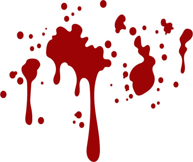 BLOOD SPLASH SVG Png Dxf Eps Design Vector Vampire - Etsy
