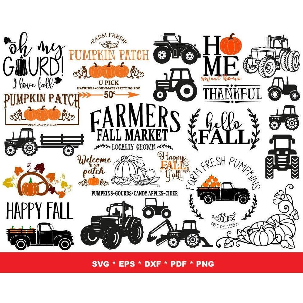 482 GRANJA SVG Silueta de granja Clipart de granja Vida de - Etsy México