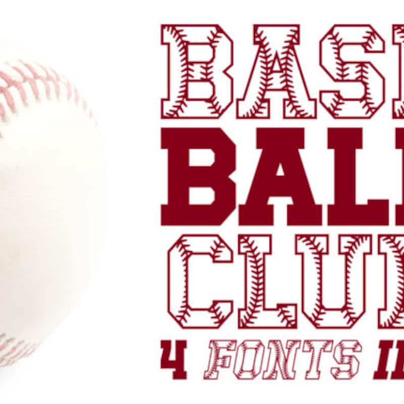 Baseball Letters - Etsy