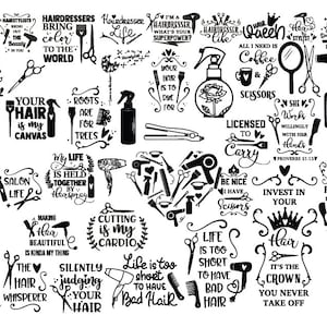 HAIR DRESSER SVG Hair Stylist Svg, Hairdresser Svg, Eps, Png and Dxf ...