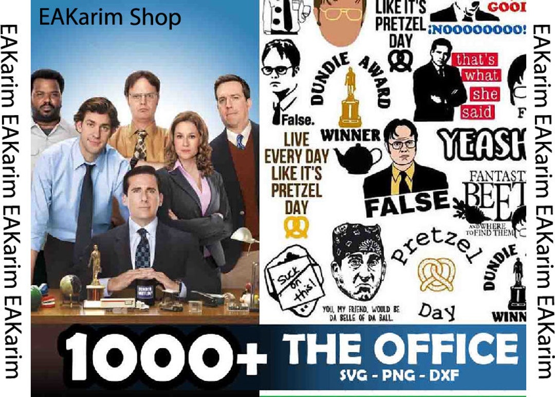 THE OFFICE SVG, the Office Svg Bundle, Michael Scott Svg, Dunder ...