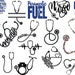 DOCTOR and NURSE SVG Svg Bundle, Stethoscope Svg, Stethoscope Clipart ...