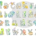 Cute Dino Alphabet Clipart Bundle Transparent PNG, Bundle Clipart ...