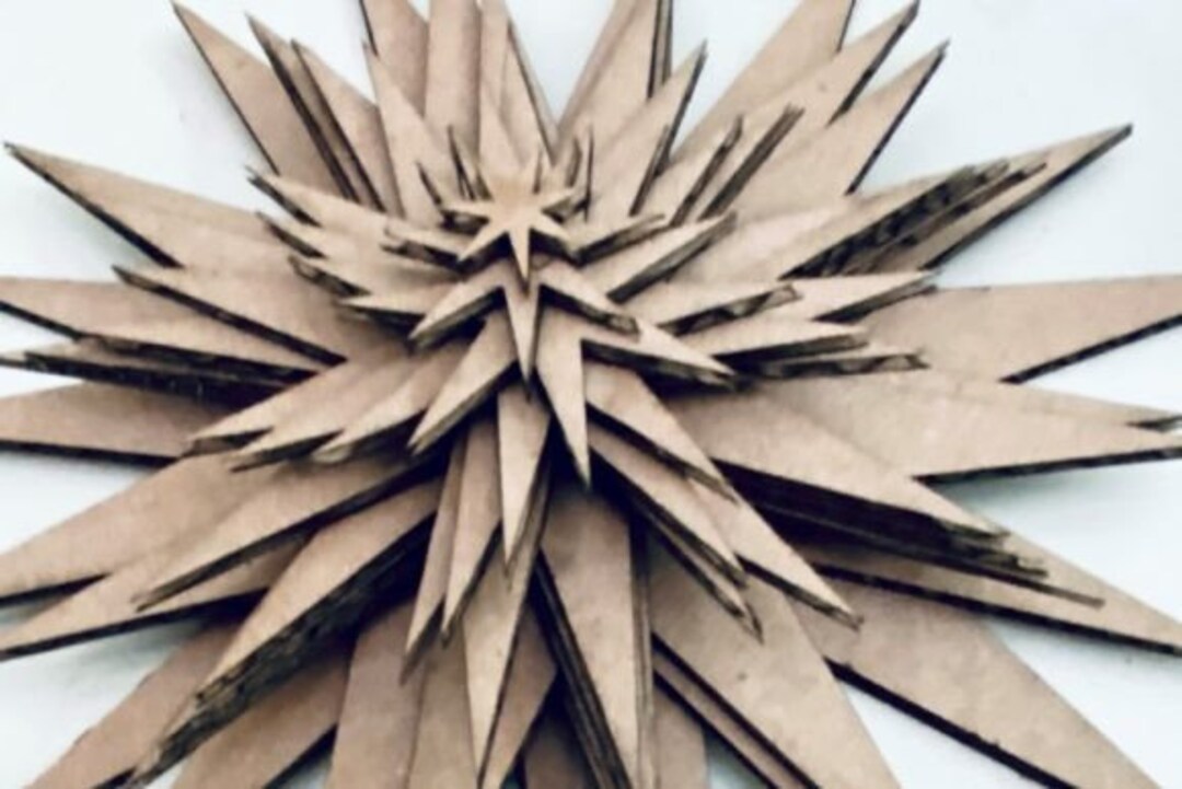 Stacked Star SVG, Star Laser Cut, Wooden Star, Cute Star, Star Cutting ...